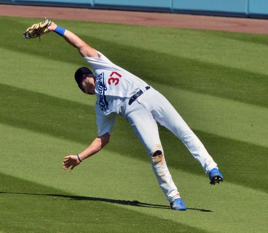 Los Angeles Dodgers Luke Raley Blocks Editorial Stock Photo - Stock ...