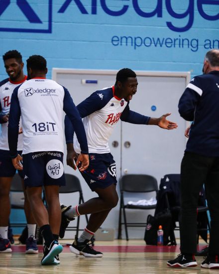 Daniel Edozie Bristol Flyers Mandatory Byline Editorial Stock Photo ...