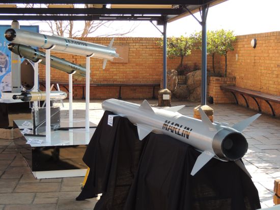 Denel Dynamics Marlin Adarter Mokopa Ingwe Editorial Stock Photo ...