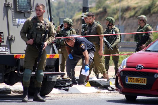 Israeli Troops Medics Gather Spot Where Editorial Stock Photo - Stock ...