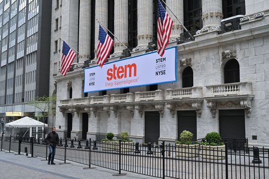 Stem Signage Hangs Outside New York Editorial Stock Photo - Stock Image ...