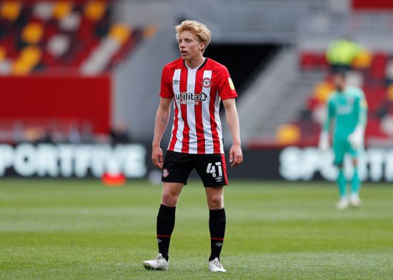 Mads Bidstrup Brentford Brentford Community Stadium Editorial Stock ...