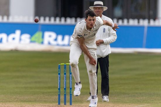 Dominic Goodman Bowling During Day 3 Editorial Stock Photo - Stock ...
