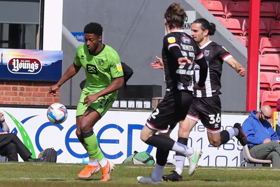 Port Vale Forward Devante Rodney 21 Editorial Stock Photo - Stock Image ...