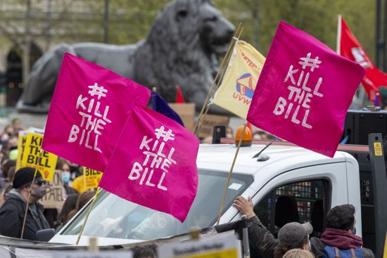 Kill Bill Flags Seen During Protest Editorial Stock Photo - Stock Image ...