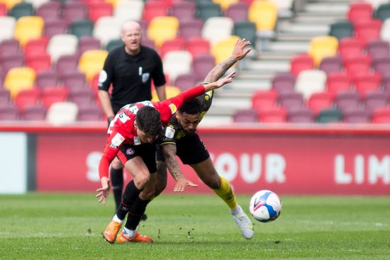 Christian Norgaard Brentford Ken Sema Watford Editorial Stock Photo ...