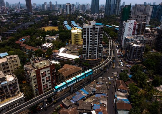 View Bhoiwada Junction Which Usually Sees Editorial Stock Photo - Stock ...