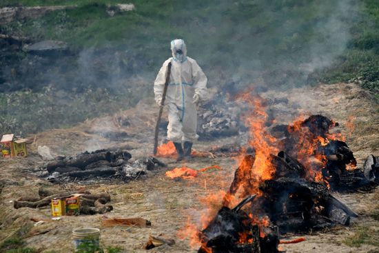 Man Cremating Dead Body Who Have Editorial Stock Photo - Stock Image | Shutterstock