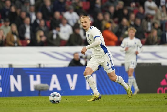 Fc Copenhagens Victor Nelsson During Danish Editorial Stock Photo ...