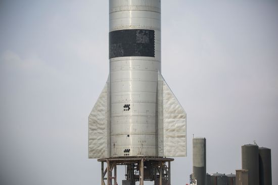 Spacex Starship Sn15 Fins Untied Open Editorial Stock Photo - Stock ...