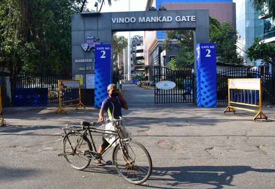 Vinoo Mankad Gate Wankhede Stadium Wears Editorial Stock Photo - Stock ...