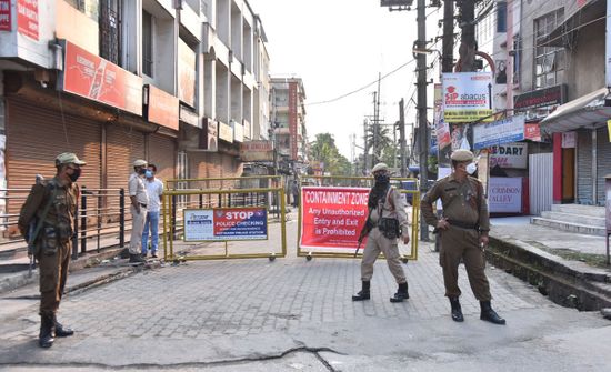 Security Guards Keep Tight Vigil Front Editorial Stock Photo - Stock ...