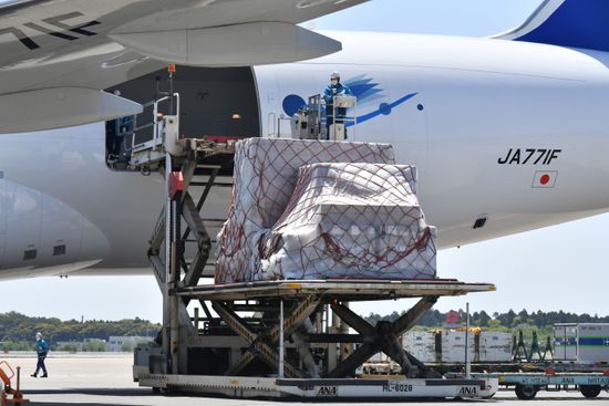 Ana 777f Ja771f Flight Nh9646 Los Editorial Stock Photo - Stock Image ...