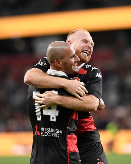 Ziggy Gordon Western Sydney Wanderers Celebrates Editorial Stock Photo ...
