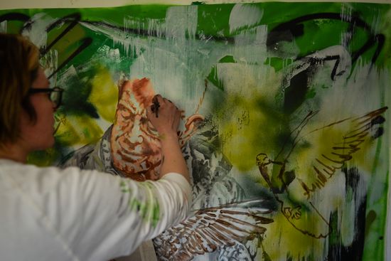 Chelsea Jacobs Aka Chels American Artist Editorial Stock Photo - Stock ...