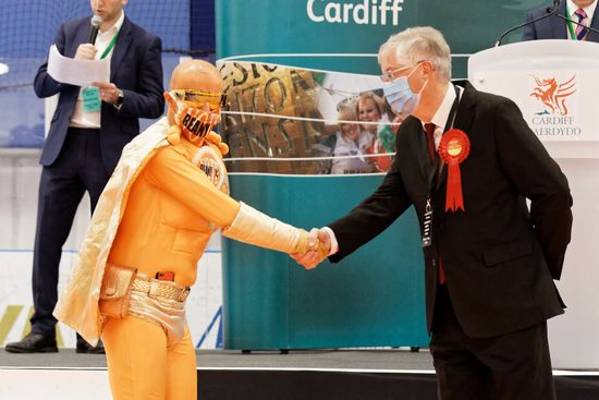 Cardiff West Candidate Captain Beany Congratulates Editorial Stock ...
