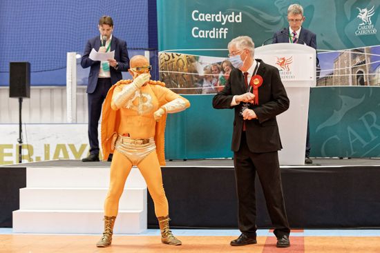 Cardiff West Candidate Captain Beany Congratulates Editorial Stock ...