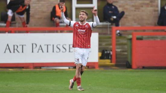 Cheltenham Towns Sam Smith Celebrates Goal Editorial Stock Photo ...