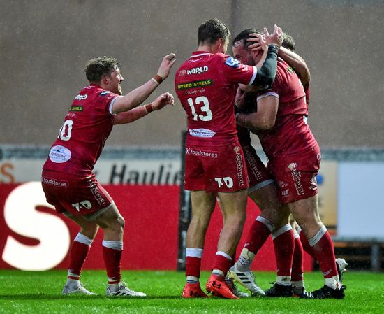 Scarlets Vs Ospreys Scarlets Alex Jeffries Editorial Stock Photo ...