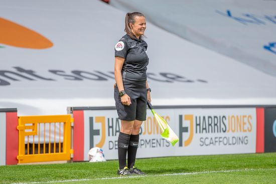Assistant Referee Lisa Rashid During Efl Editorial Stock Photo - Stock ...
