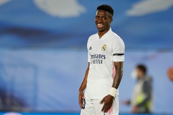 Vinicius Jr Real Madrid Smiles During Editorial Stock Photo - Stock ...