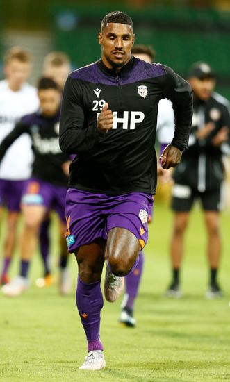Darryl Lachman Perth Glory Warms Before Editorial Stock Photo - Stock ...