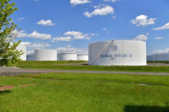 Exterior View Colonial Pipeline Fuel Tanks Editorial Stock Photo ...