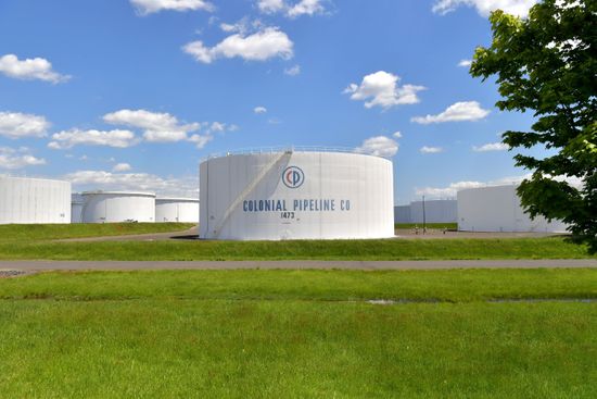 Exterior View Colonial Pipeline Fuel Tanks Editorial Stock Photo ...