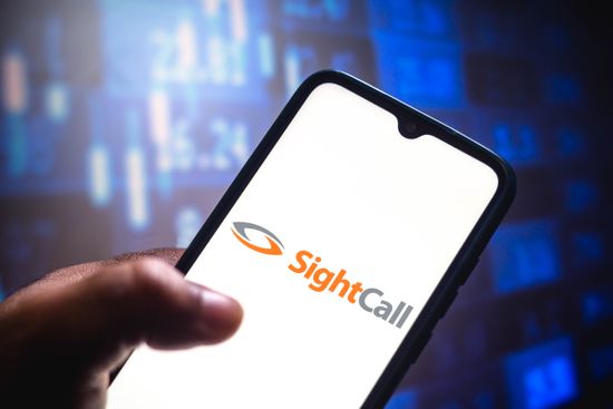 This Photo Illustration Sightcall Logo Seen Editorial Stock Photo ...