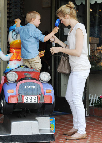 Kelly Rutherford Son Hermes Editorial Stock Photo - Stock Image ...