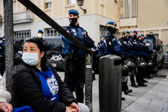 Pah Activists Sitting On Curb Protests Editorial Stock Photo - Stock ...