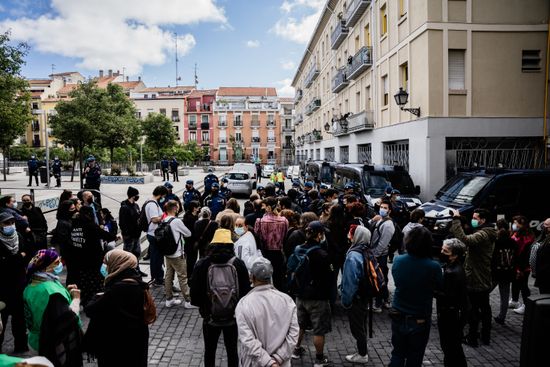 Activists Pah Residents Neighborhood Protest Front Editorial Stock ...