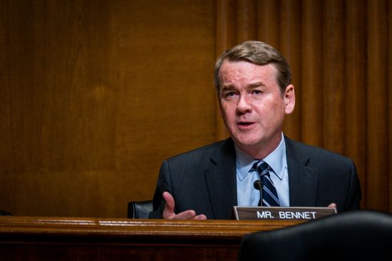 Senator Michael Bennett Dco Asks Questions Editorial Stock Photo ...