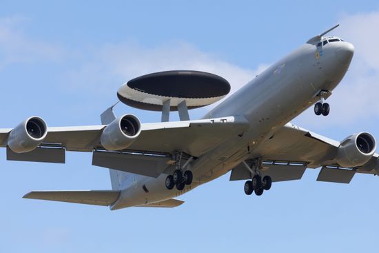Royal Air Force Boeing E3d Sentry Editorial Stock Photo - Stock Image ...