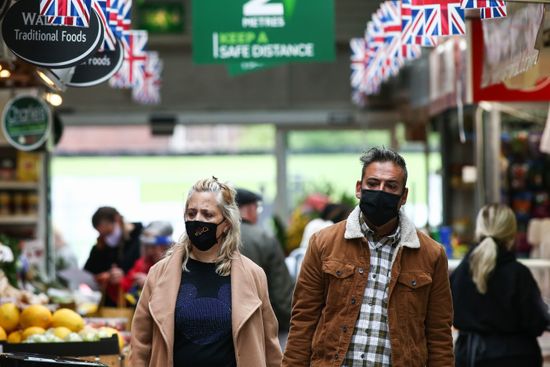 Shoppers Wear Face Masks Bolton Market Editorial Stock Photo - Stock ...