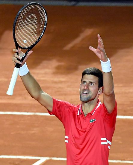 Novak Djokovic Serbia Celebrates After Defeating Editorial Stock Photo ...
