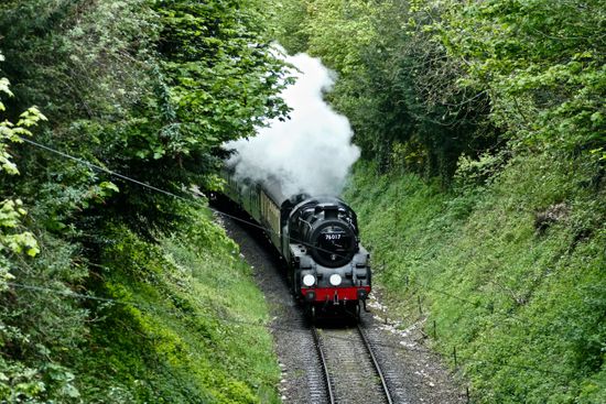 Br Standard Class 4 No 76017 Editorial Stock Photo - Stock Image ...