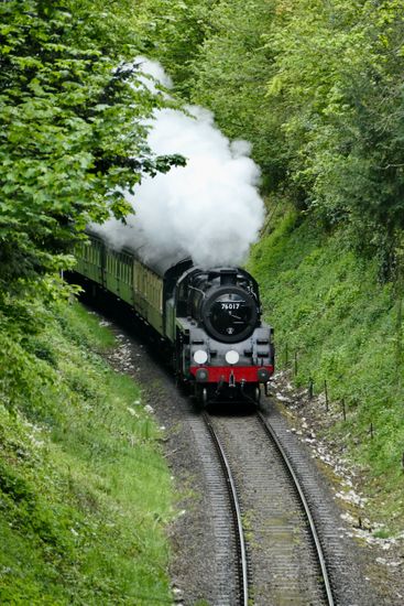 Br Standard Class 4 No 76017 Editorial Stock Photo - Stock Image ...