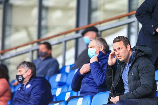 James Rowe Manager Chesterfield Sits Stand Editorial Stock Photo ...