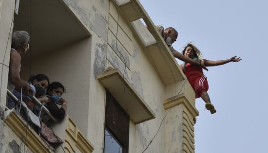 Police Man Rescuing Girl Who Trying Editorial Stock Photo - Stock Image ...