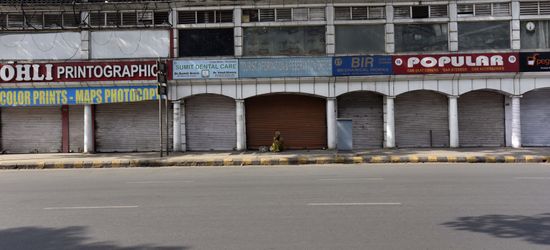 Shuttered Shops Connaught Place During Covid19 Editorial Stock Photo ...