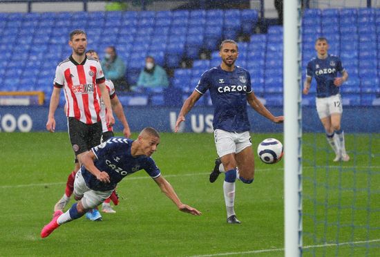 Richarlison C Everton Action During English Editorial Stock Photo ...