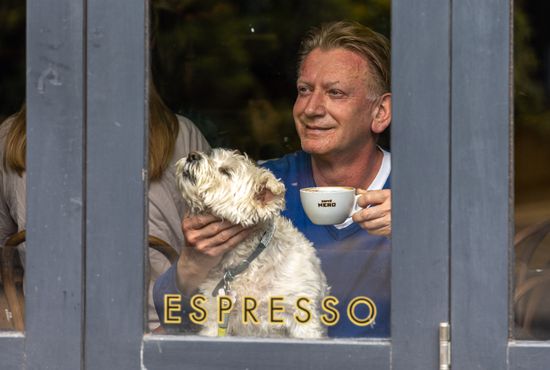 Last Andrew Borek Wimbledon Enjoys Coffee Editorial Stock Photo - Stock ...