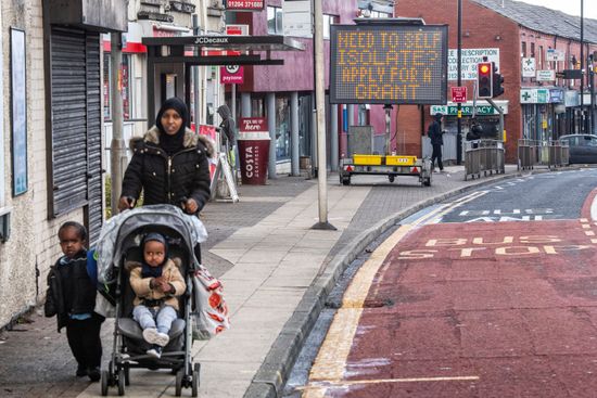 Bolton Covid 19 Surge People Walk Editorial Stock Photo - Stock Image ...