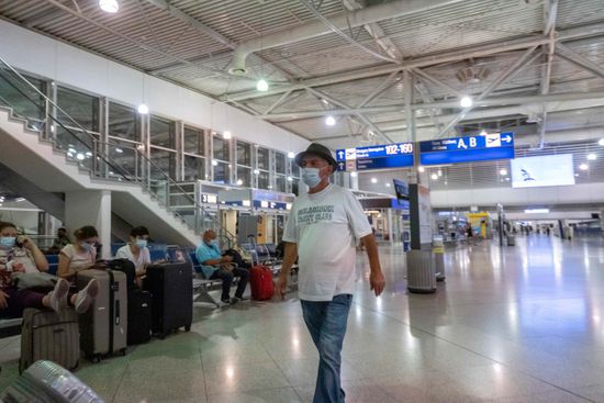 Passengers Seen Obligatory Face Masks Main Editorial Stock Photo ...