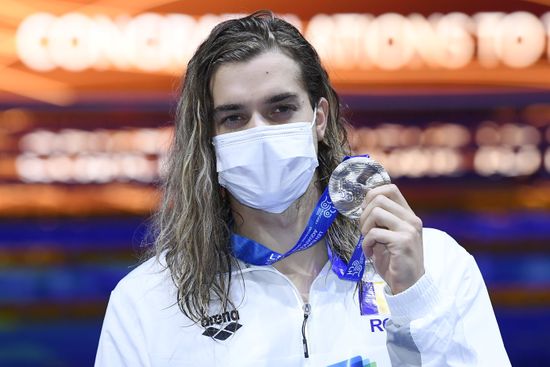 Romanias Robertandrei Glinta Poses His Silver Editorial Stock Photo ...