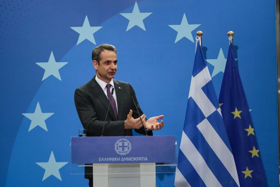 Prime Minister Greece Officially Hellenic Republic Editorial Stock ...