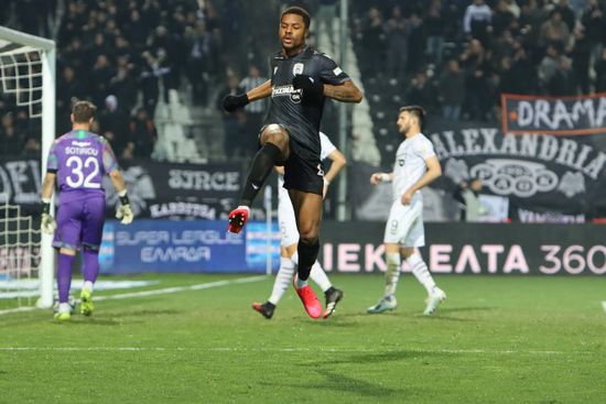 Chuba Amechi Akpom 47 Striker Paok Editorial Stock Photo - Stock Image ...