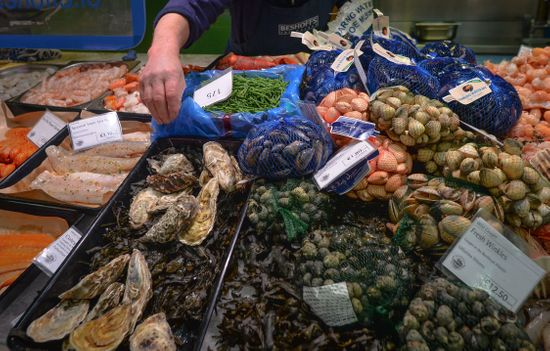 Seafood Sale Fish Store Howth Dublin Editorial Stock Photo - Stock ...