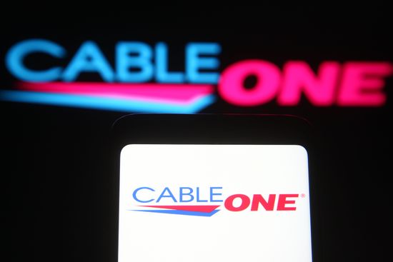 This Photo Illustration Cable One Logo Editorial Stock Photo - Stock ...